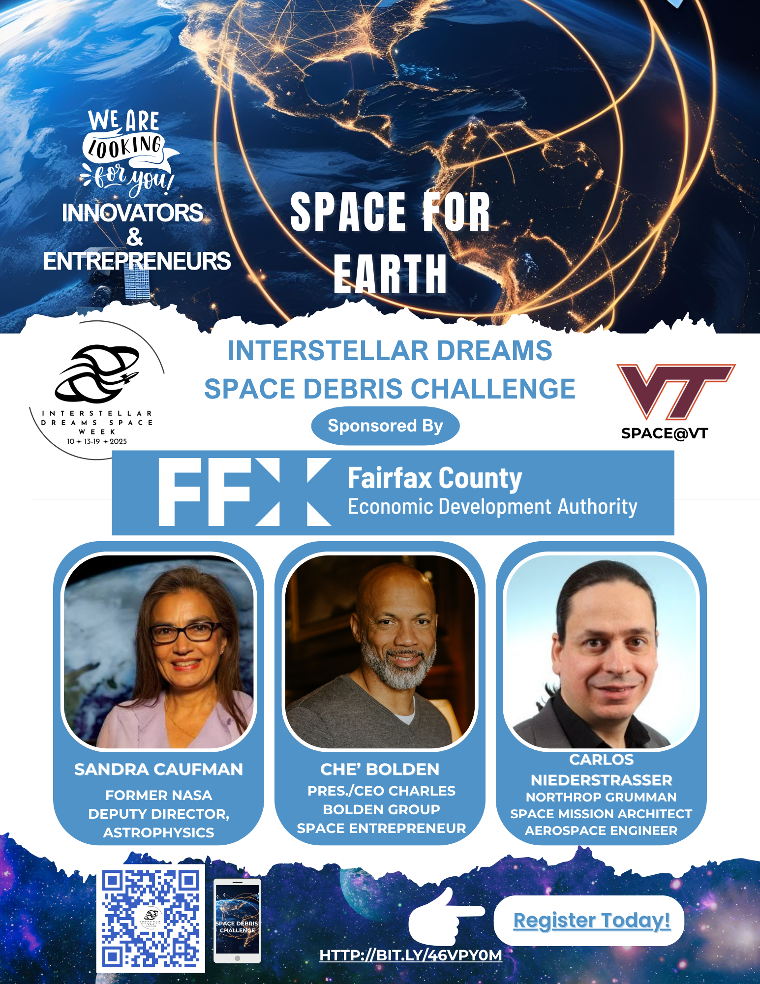 Interstellar Dreams Space Debris Solutions Challenge - Fairfax County EDA